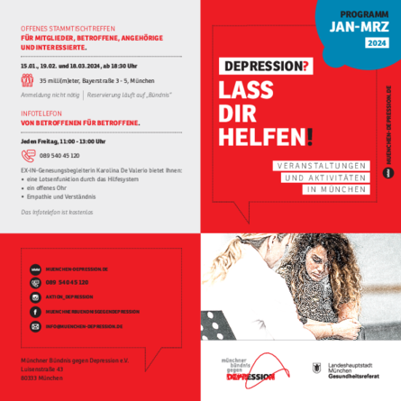 Flyer - Münchner Bündnis gegen Depression